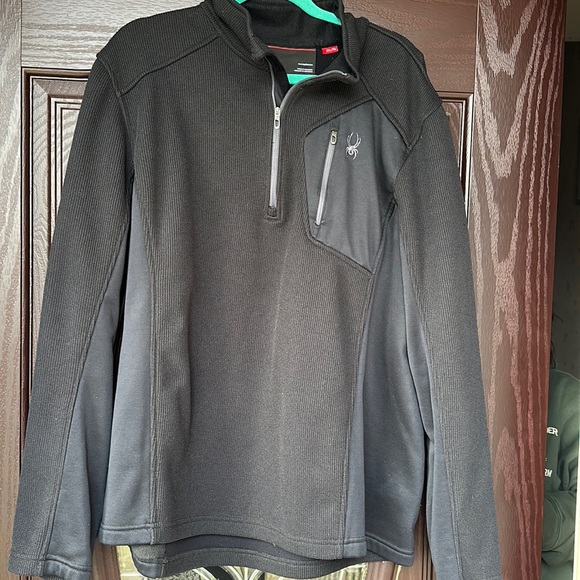 Spyder | Shirts | Spyder Quarter Zip With Zipper Front Pocket Xxl ...